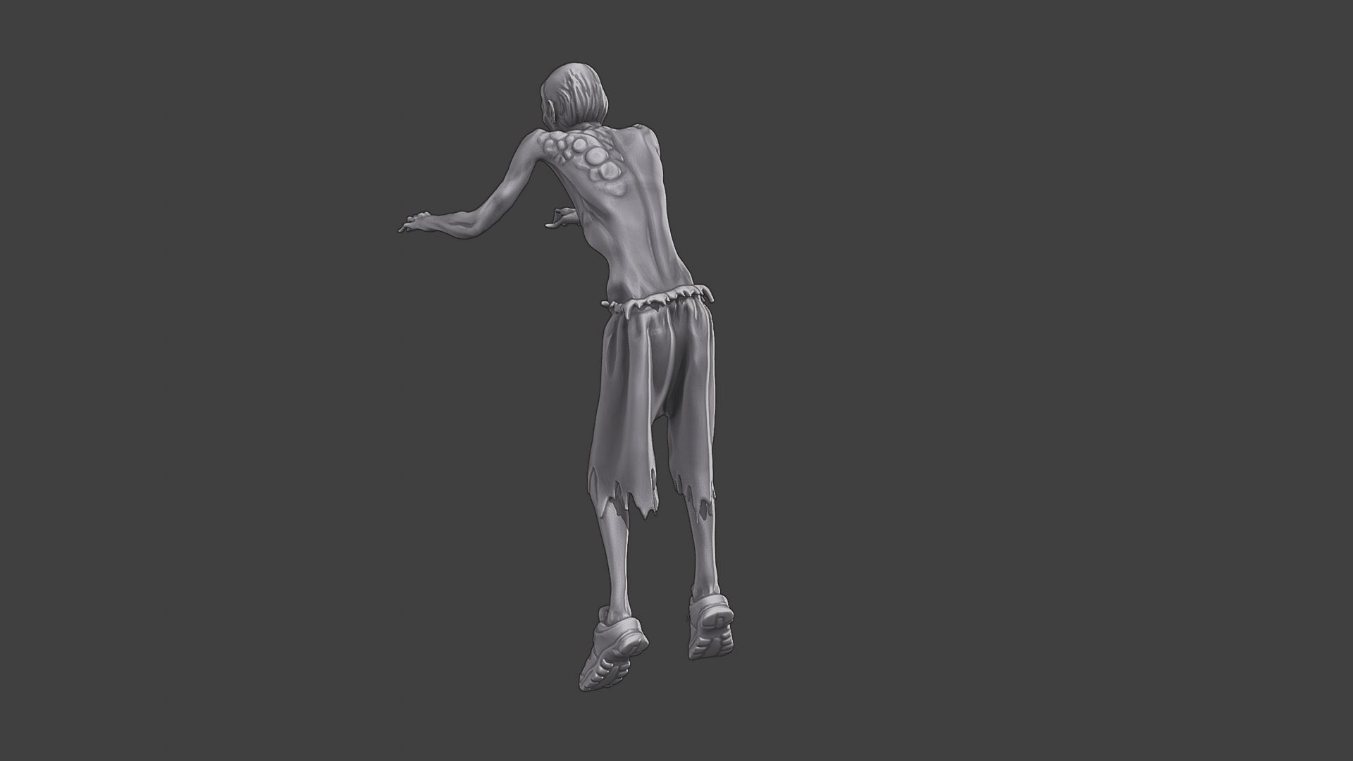Casual Zombie CZ3 0003 3D model 3D printable | CGTrader