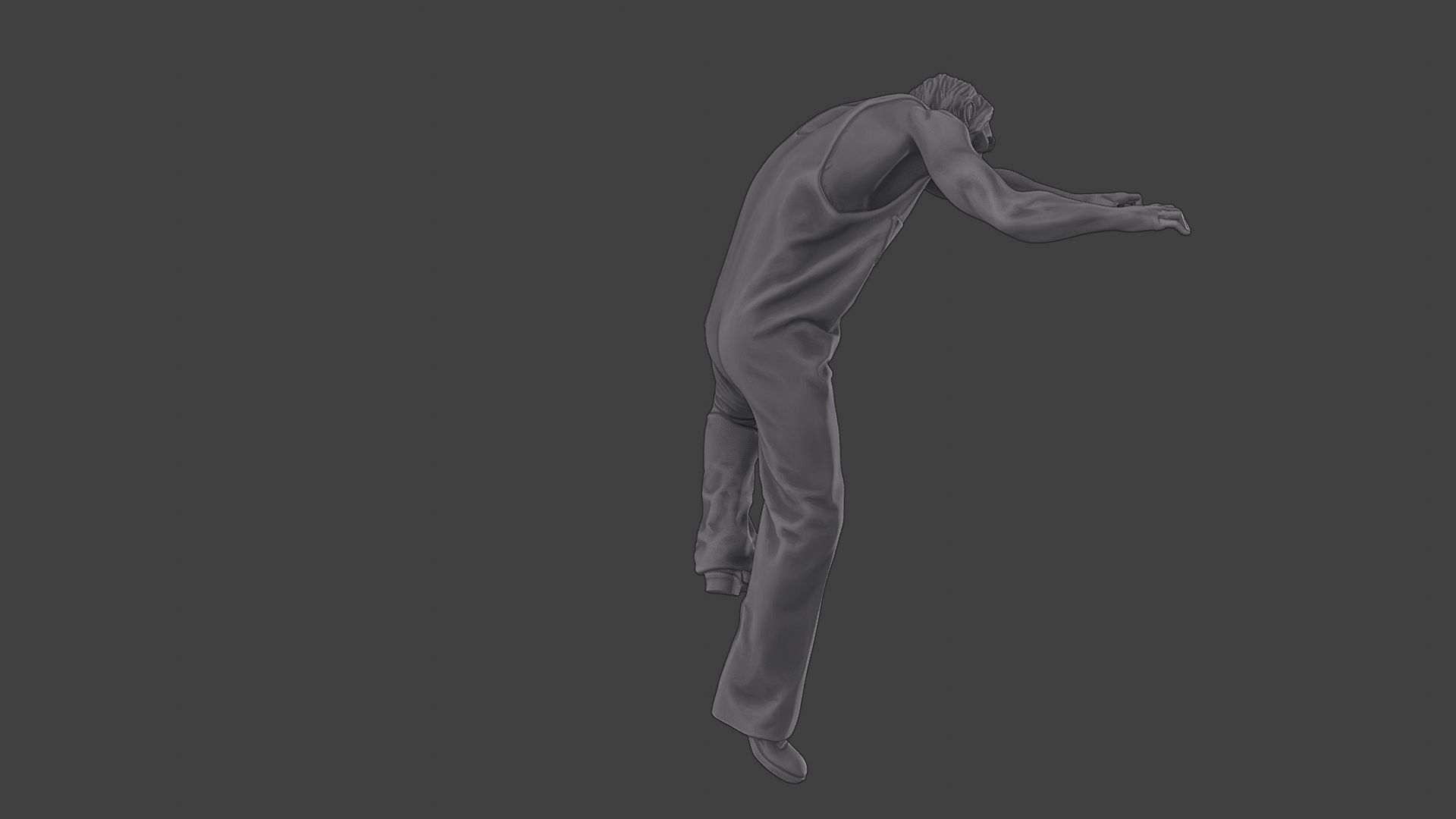 Casual Zombie CZ3 0004 3D model 3D printable | CGTrader