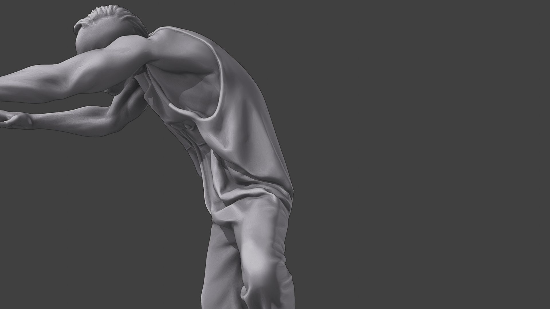 Casual Zombie CZ3 0004 3D model 3D printable | CGTrader