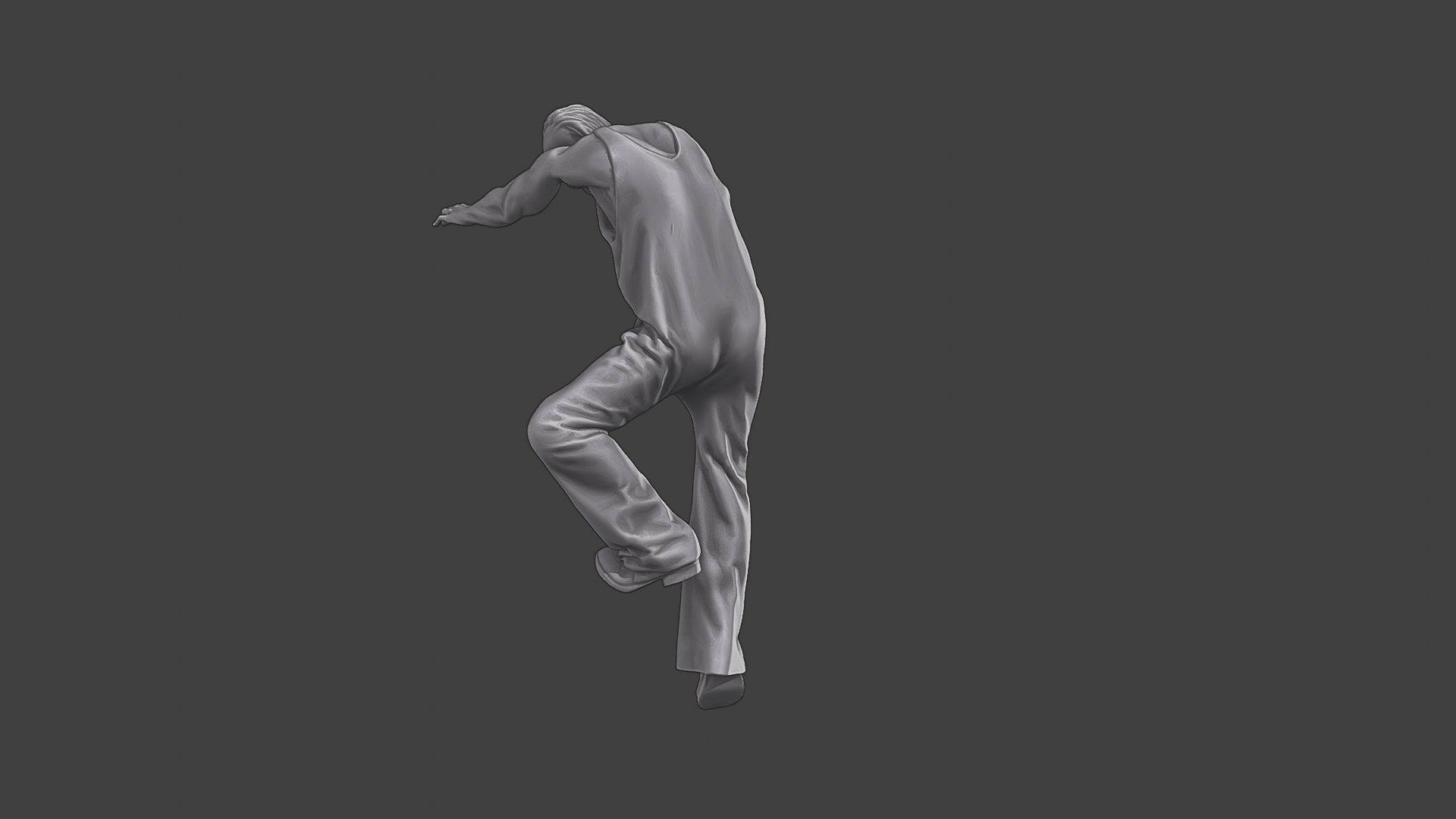 Casual Zombie CZ3 0004 3D model 3D printable | CGTrader