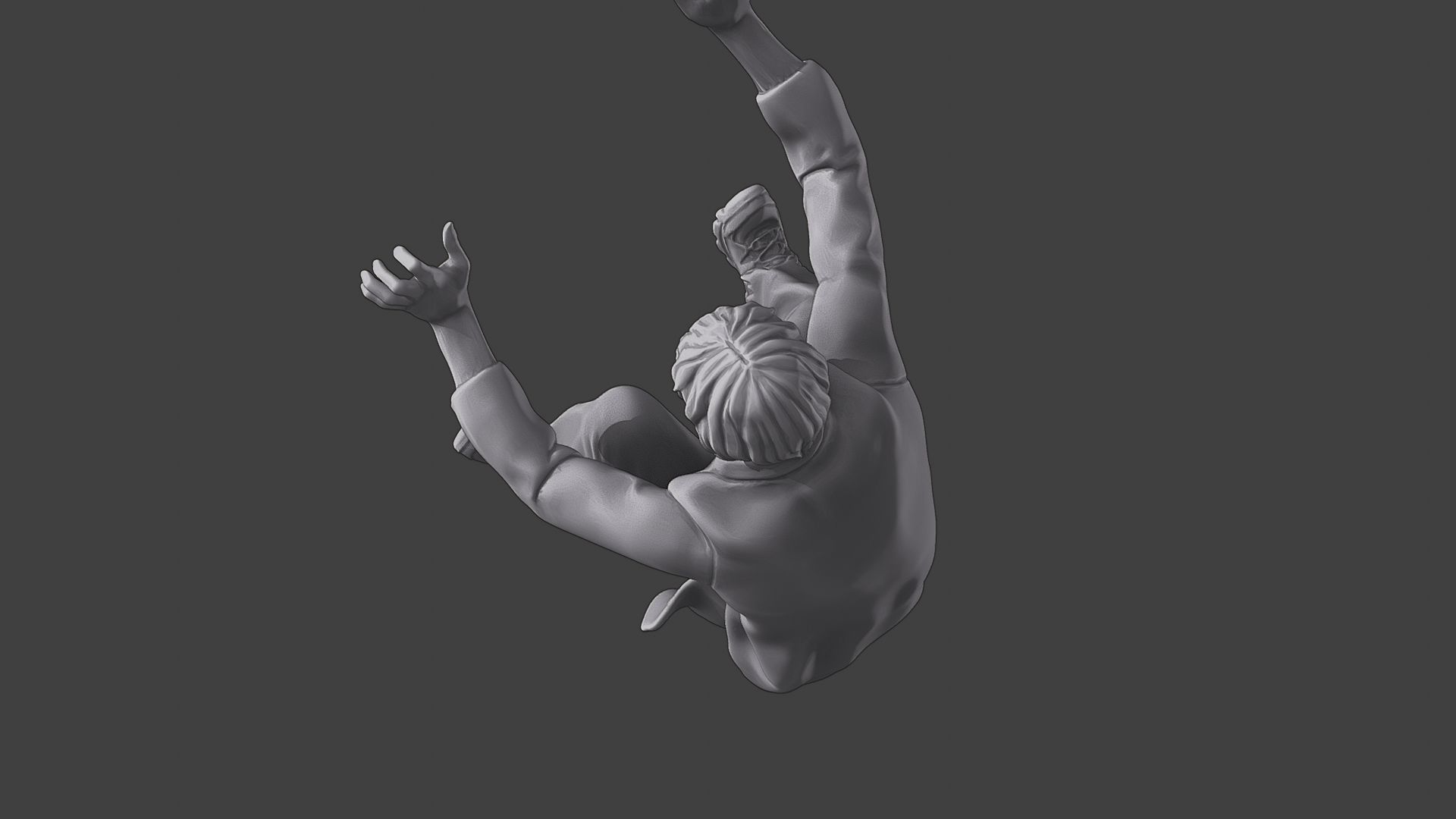 Casual Zombie CZ3 0005 3D model 3D printable | CGTrader
