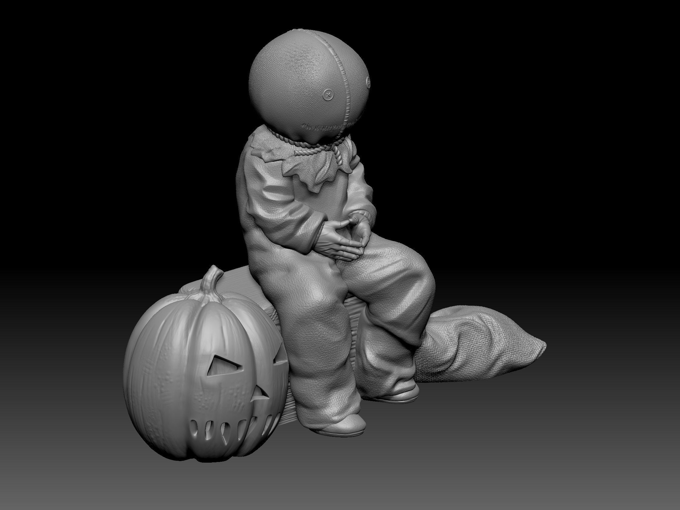 Trick or Treat - Halloween 3D model 3D printable | CGTrader