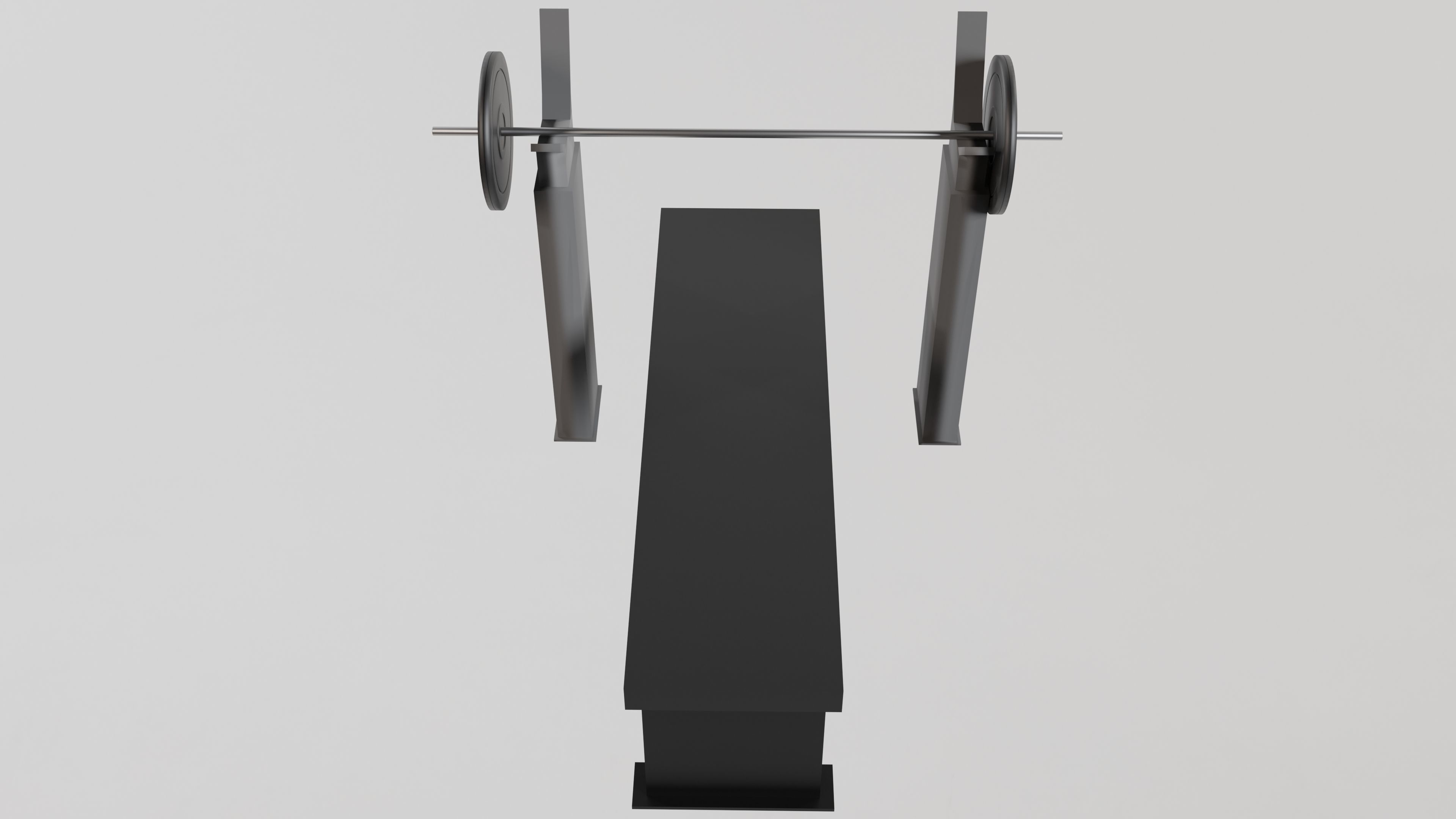 Bench for bench press 3D model | CGTrader