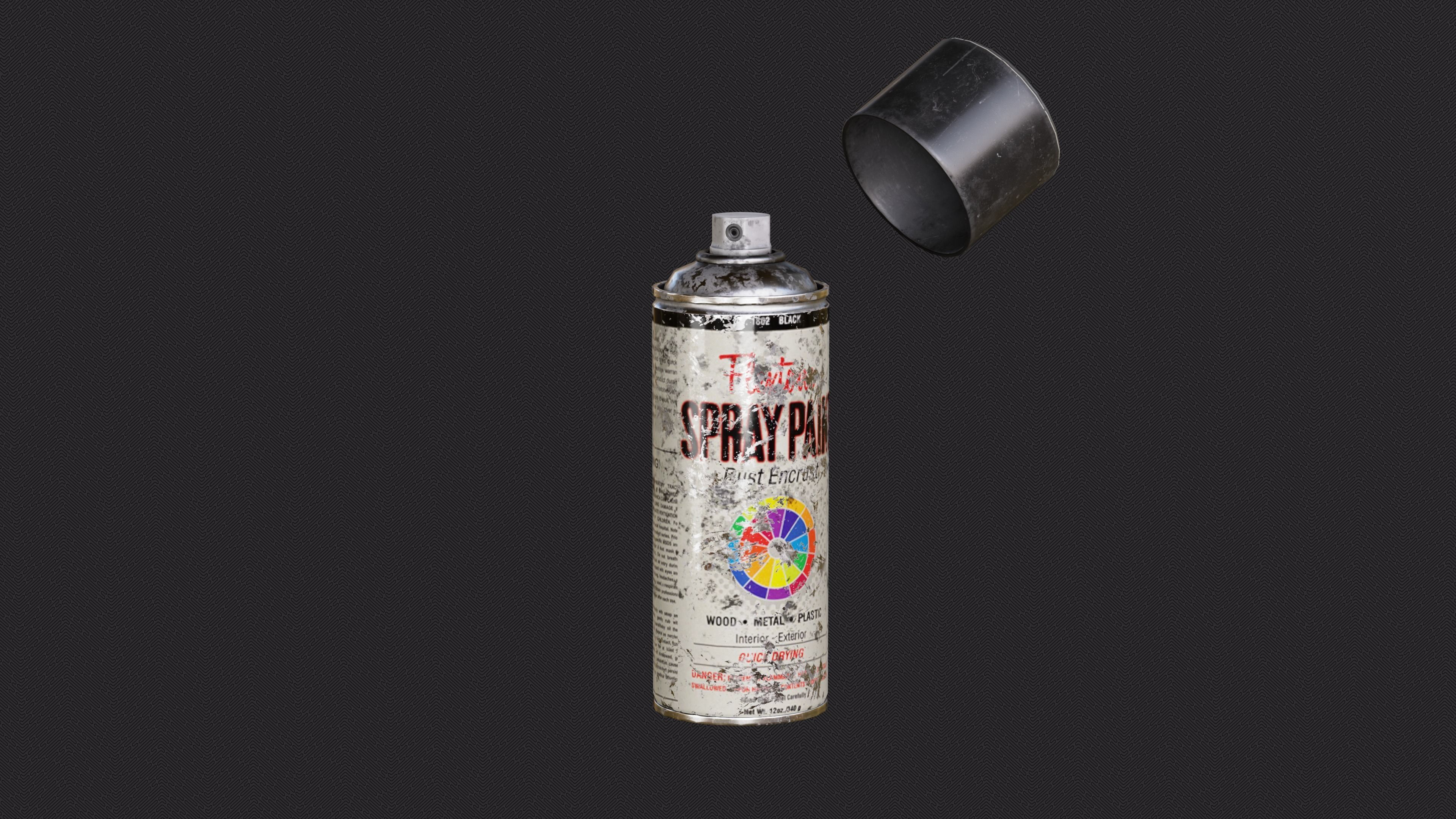 3D model Spray Paint VR / AR / low-poly | CGTrader