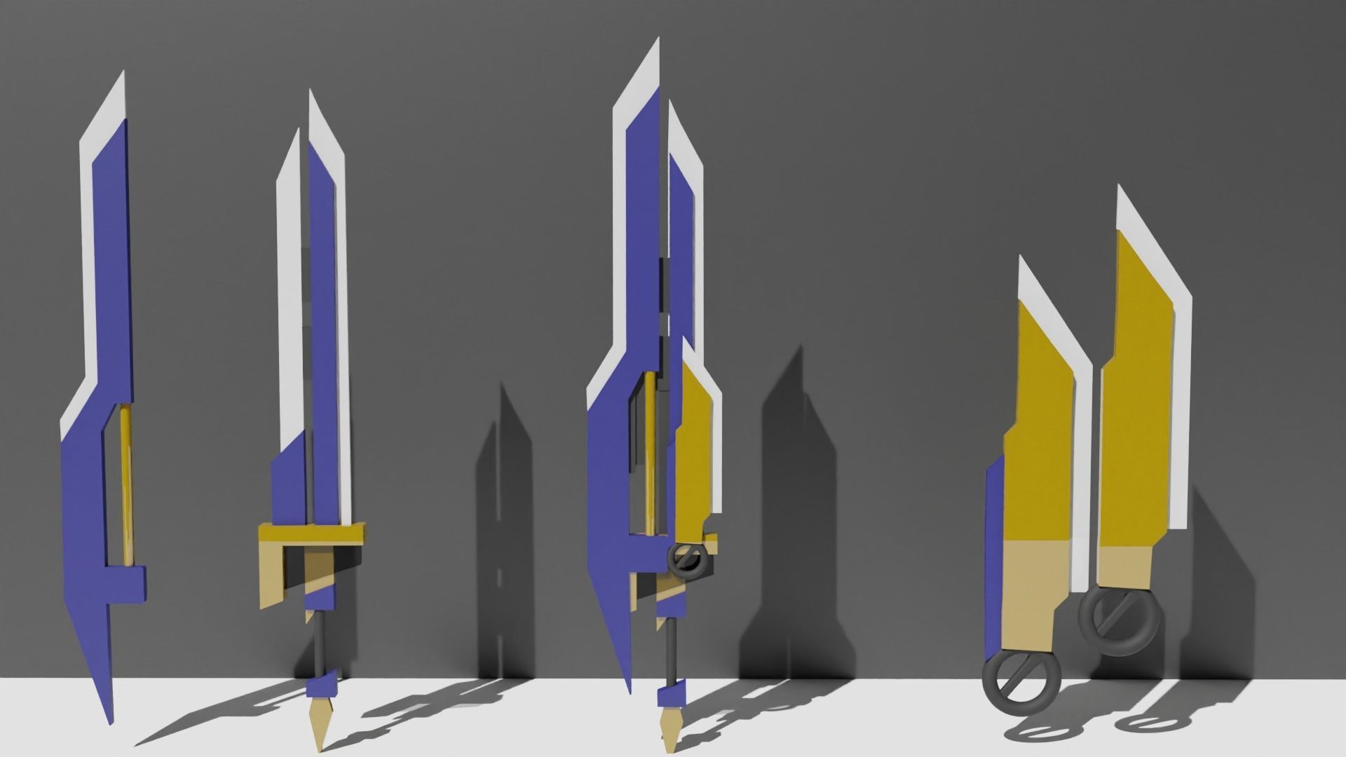 Grand Ninja Sword Pack free 3D model | CGTrader