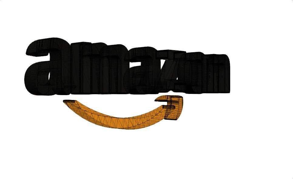 Amazone logo 3D model rigged | CGTrader