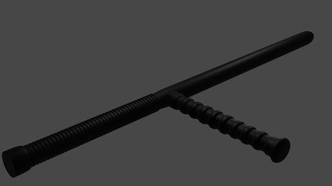 baton weapon melee free VR / AR / low-poly 3D model | CGTrader