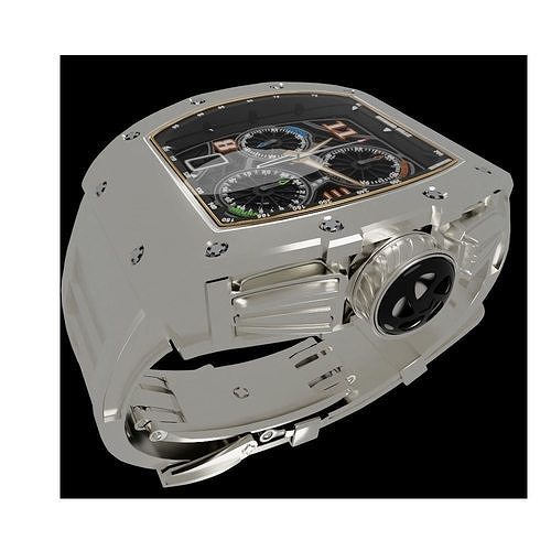 Richard Mille watch 3d model 3D model | CGTrader
