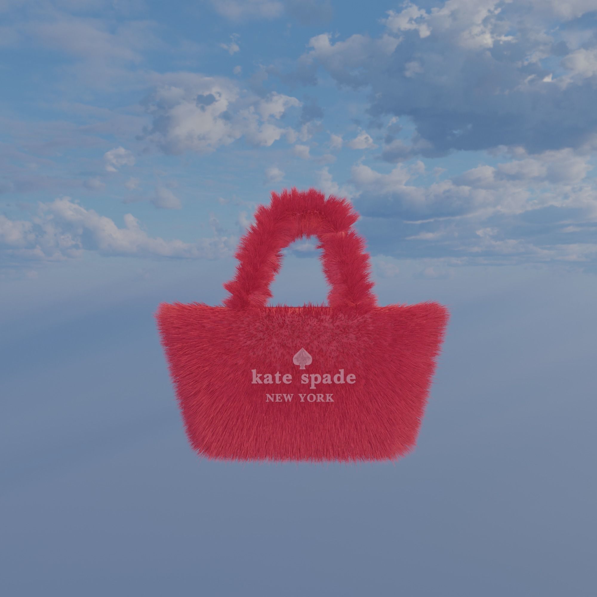 Kate Spade Fur Bag 3D model | CGTrader