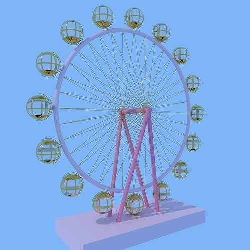 Ferris Wheel 3d model 3D model | CGTrader