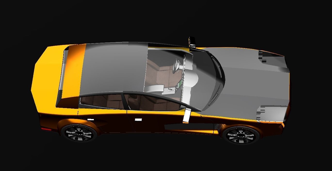 Sporty Compact 3D model | CGTrader