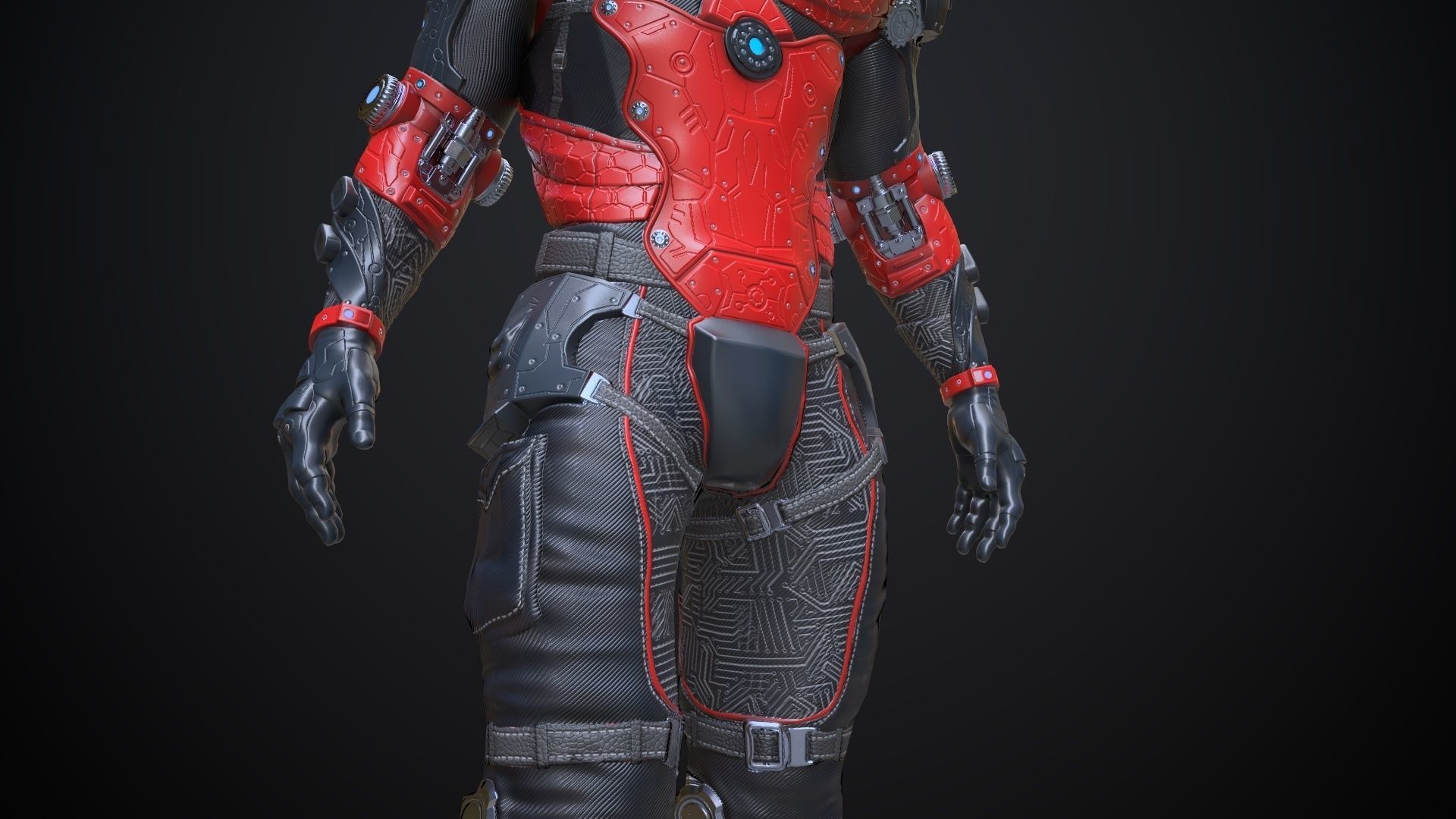 3D model Sci-fi Character 3 VR / AR / low-poly | CGTrader