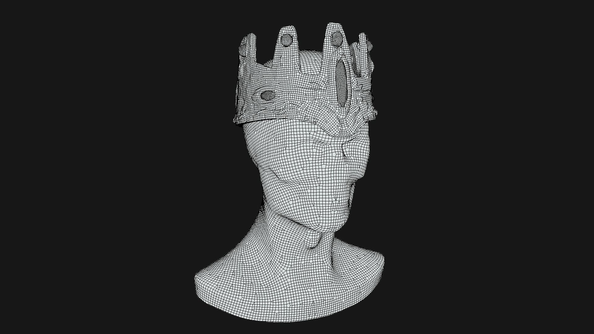 Gold Jade King Crown with Gems Stones 3D model | CGTrader