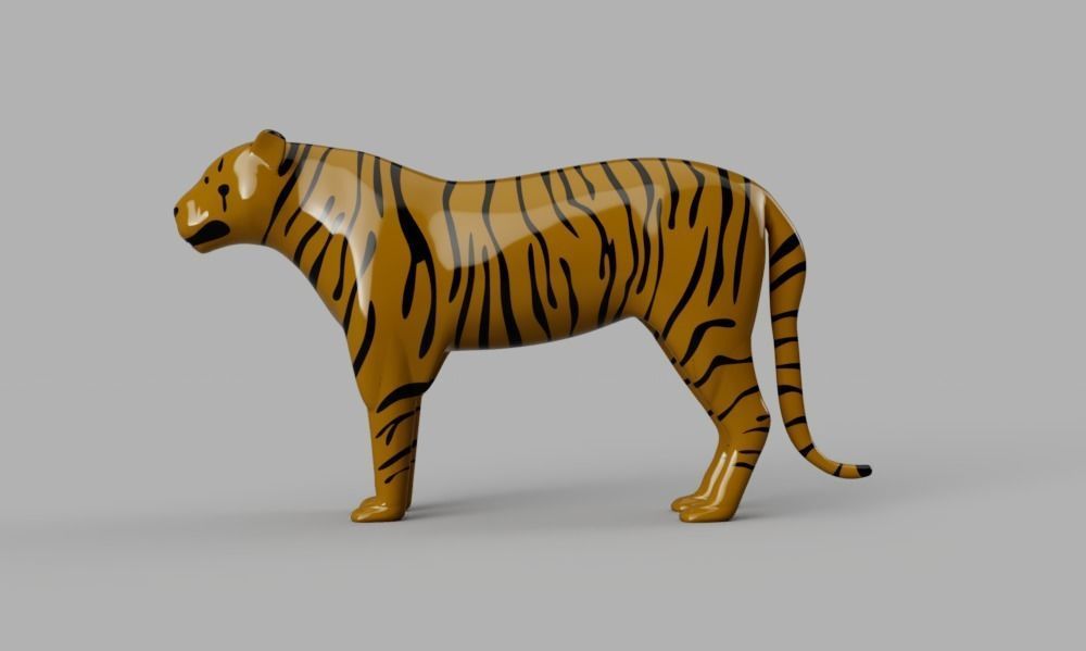 Tiger 3D Print Model free 3D model 3D printable | CGTrader