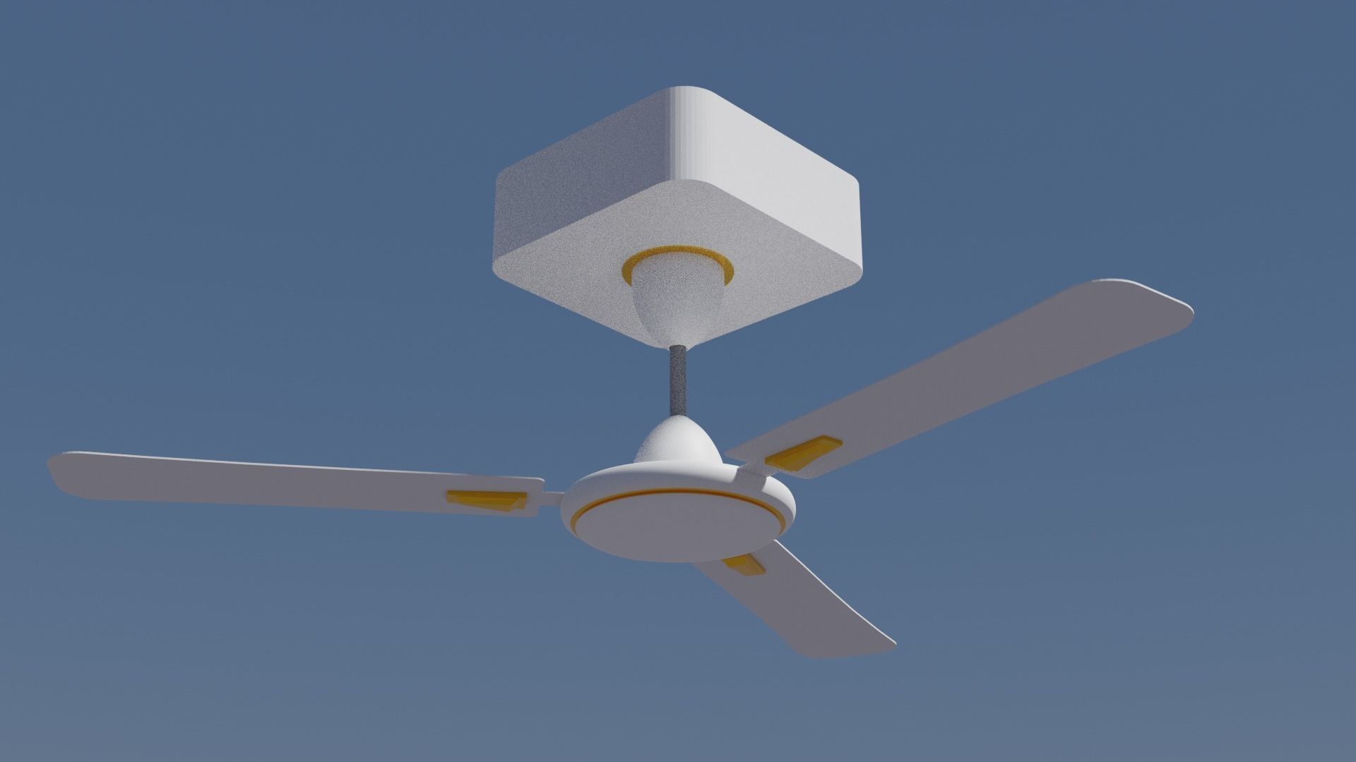 3D model Ceiling fan High Resolution Game Ready Asset VR / AR / low ...
