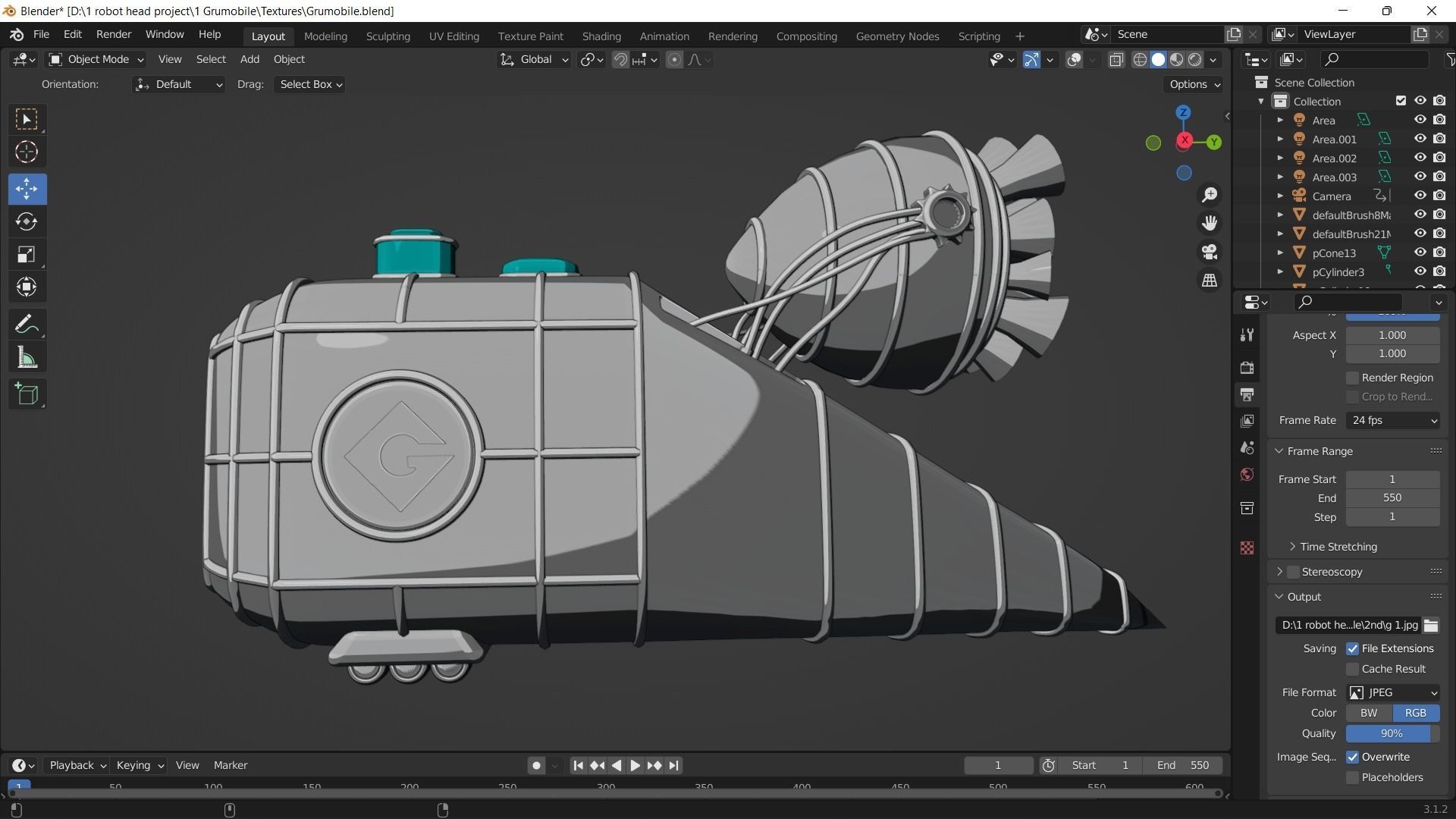 Grumobile toy camera 3D model | CGTrader