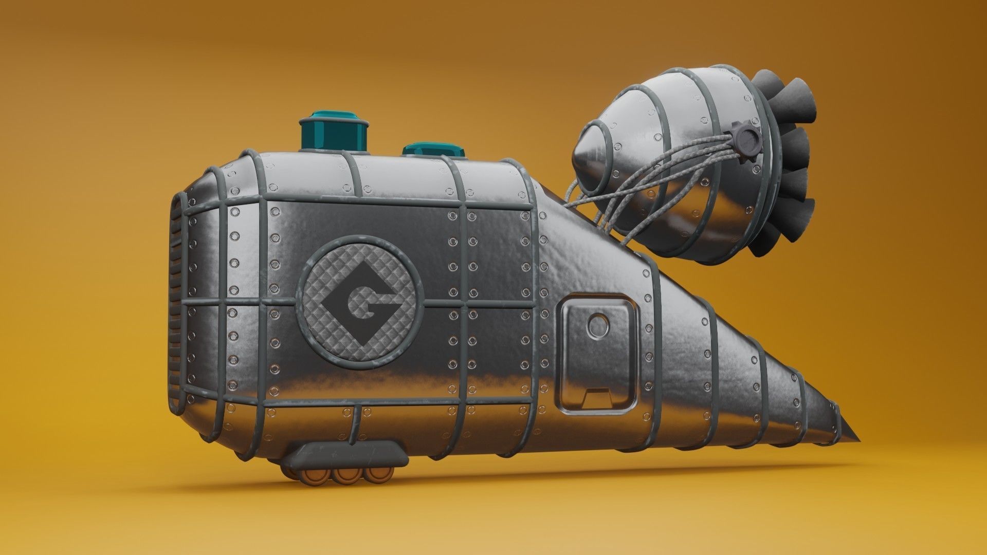 Grumobile toy camera 3D model | CGTrader