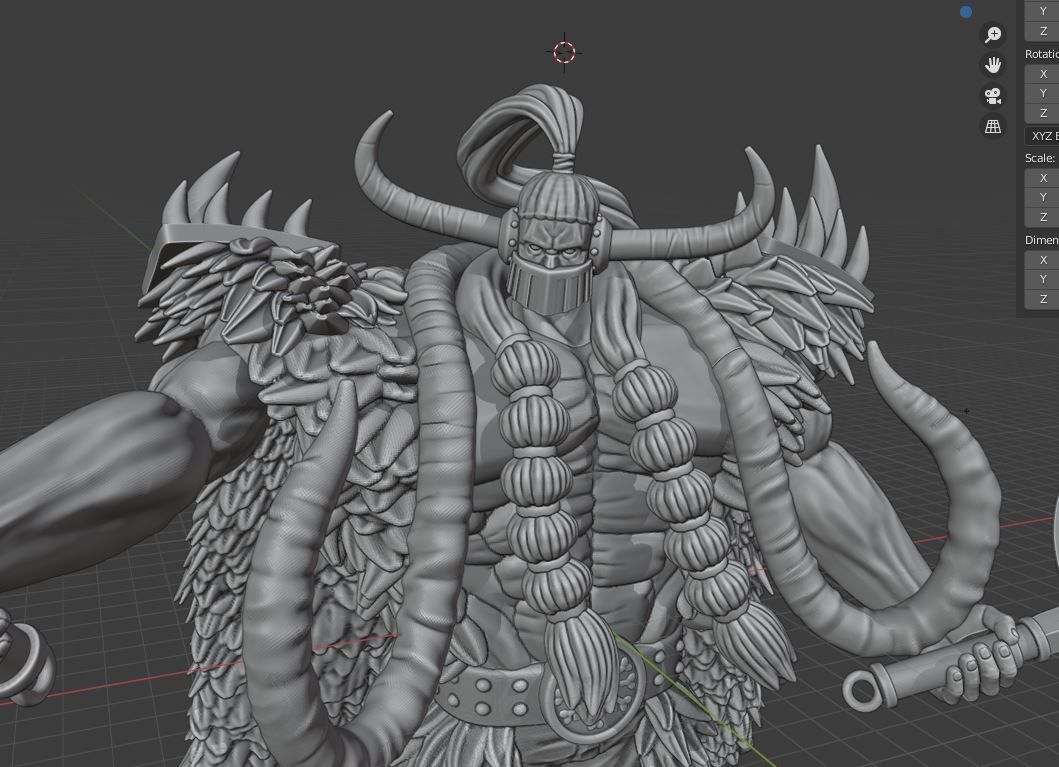 FAN ART - JACK THE DROUGHT - ONE PIECE 3D model 3D printable | CGTrader