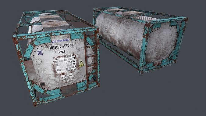 3D model liquid container VR / AR / low-poly | CGTrader