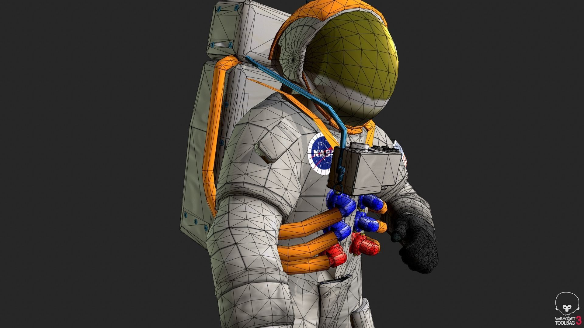 3D model Spaceman VR / AR / low-poly | CGTrader