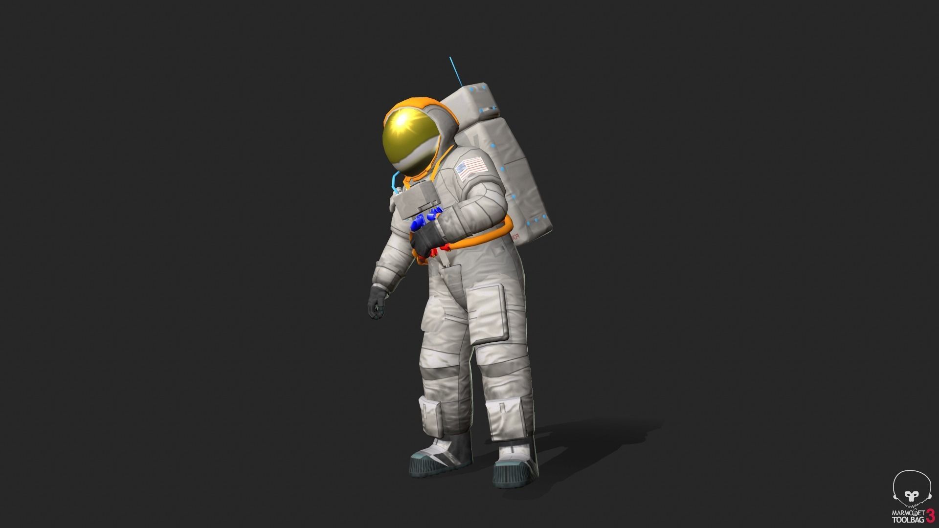3D model Spaceman VR / AR / low-poly | CGTrader