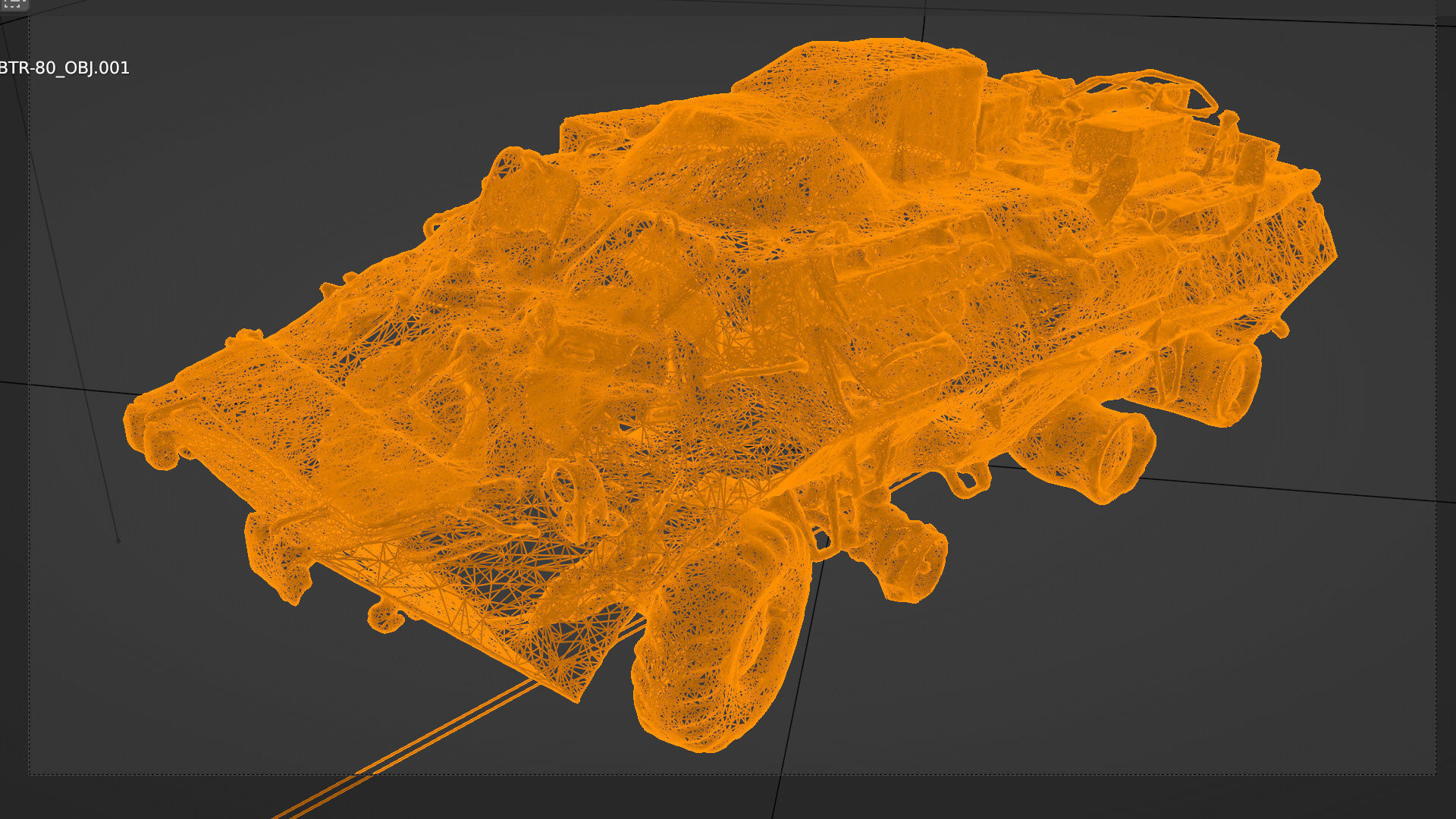 Russian BTR-80 destroyed by Ukrainian army 3D model | CGTrader
