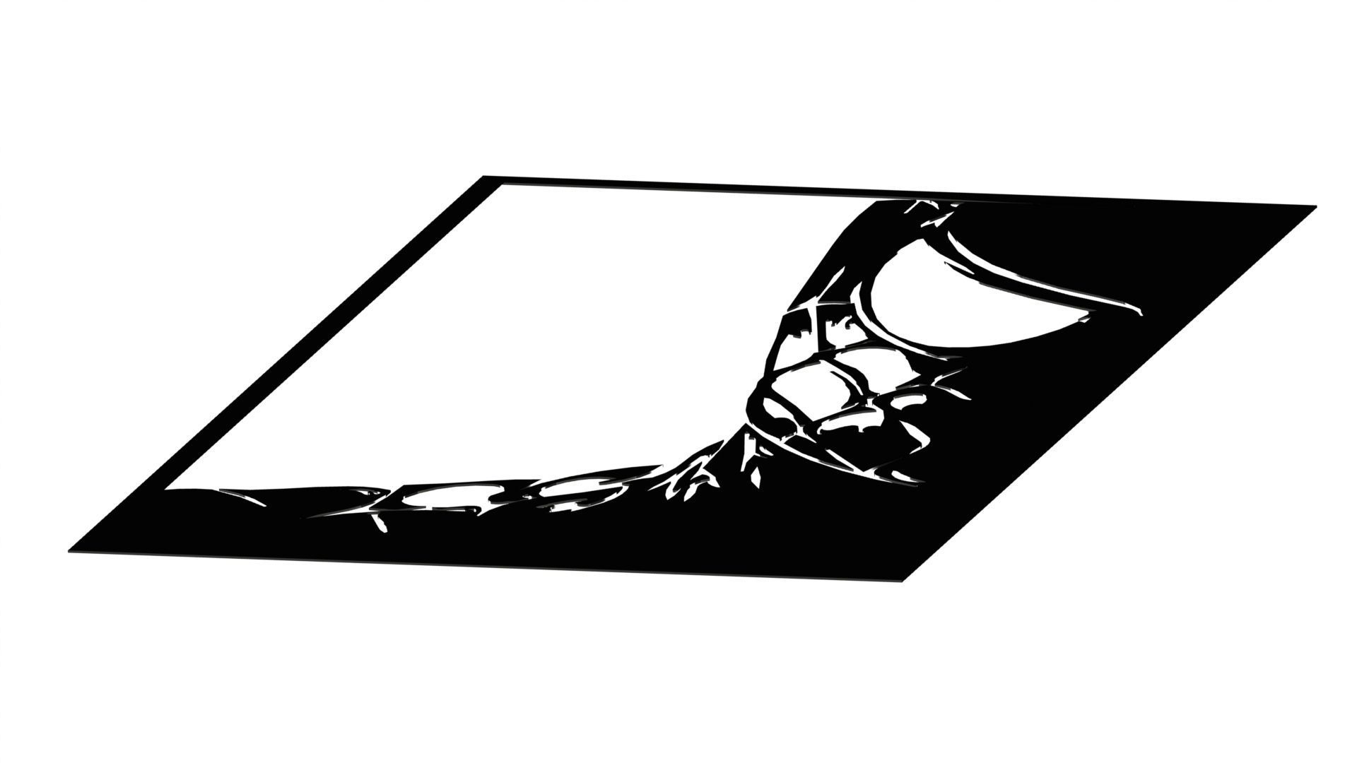 Poster SpiderMan ready to cut on CNC 3D model 3D printable | CGTrader