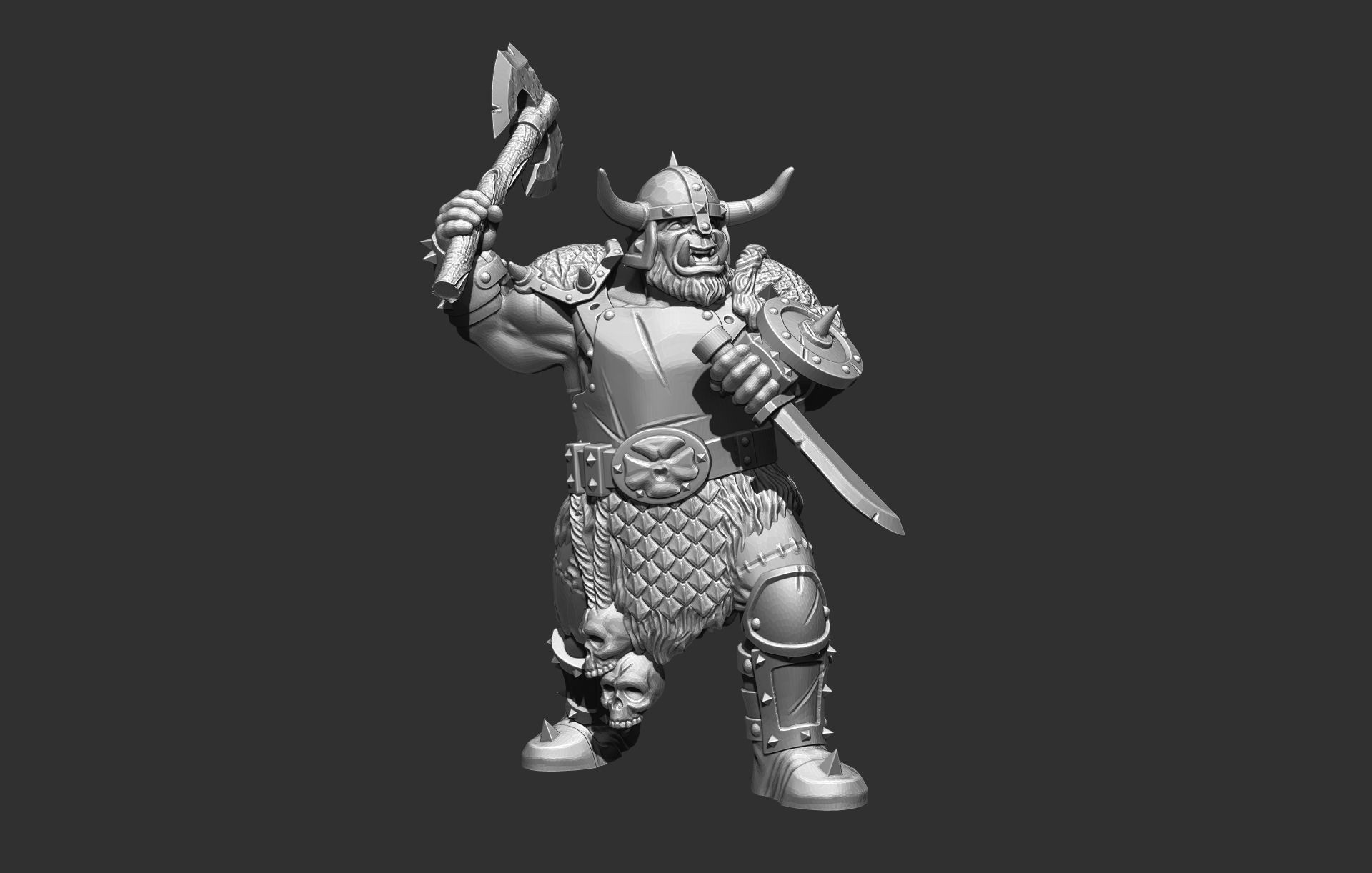 Orcs Marauders Set1 3D Print Model 3D model 3D printable | CGTrader