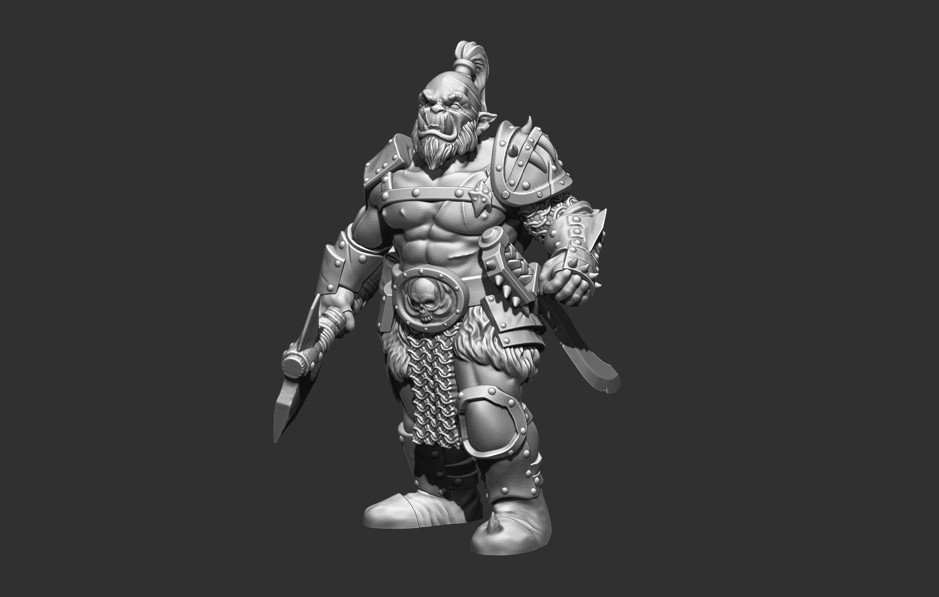 Orcs Marauders Set1 3D Print Model 3D model 3D printable | CGTrader