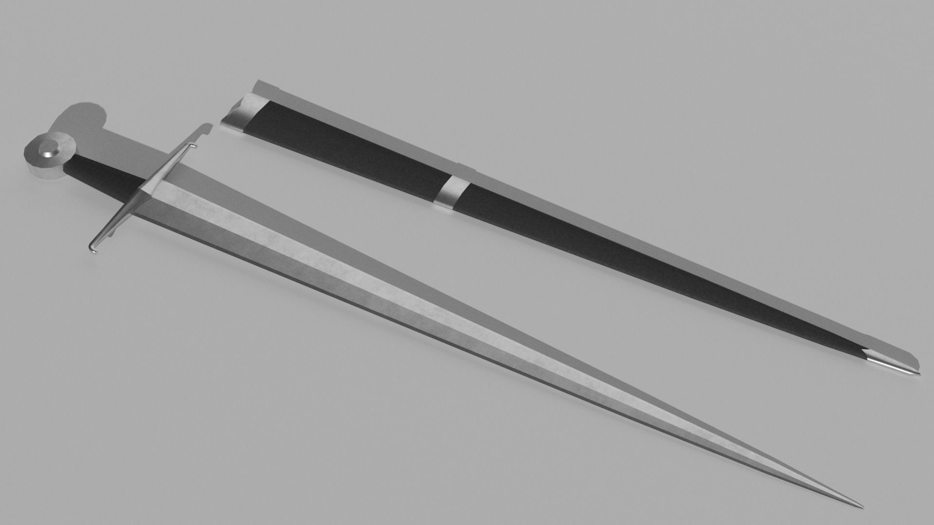 3D model Arming Sword VR / AR / low-poly | CGTrader