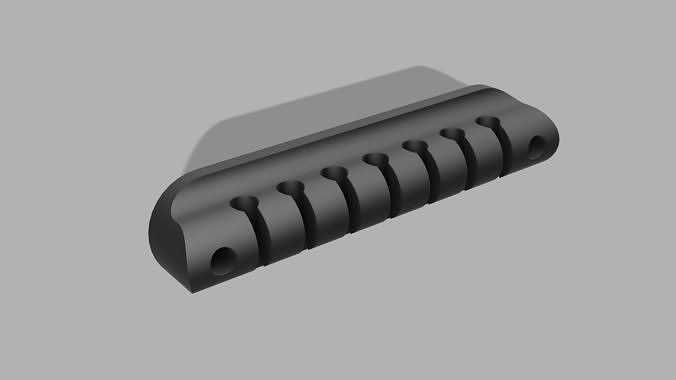 CABLE ORGANIZER FOR COMPUTER 3D model 3D printable | CGTrader