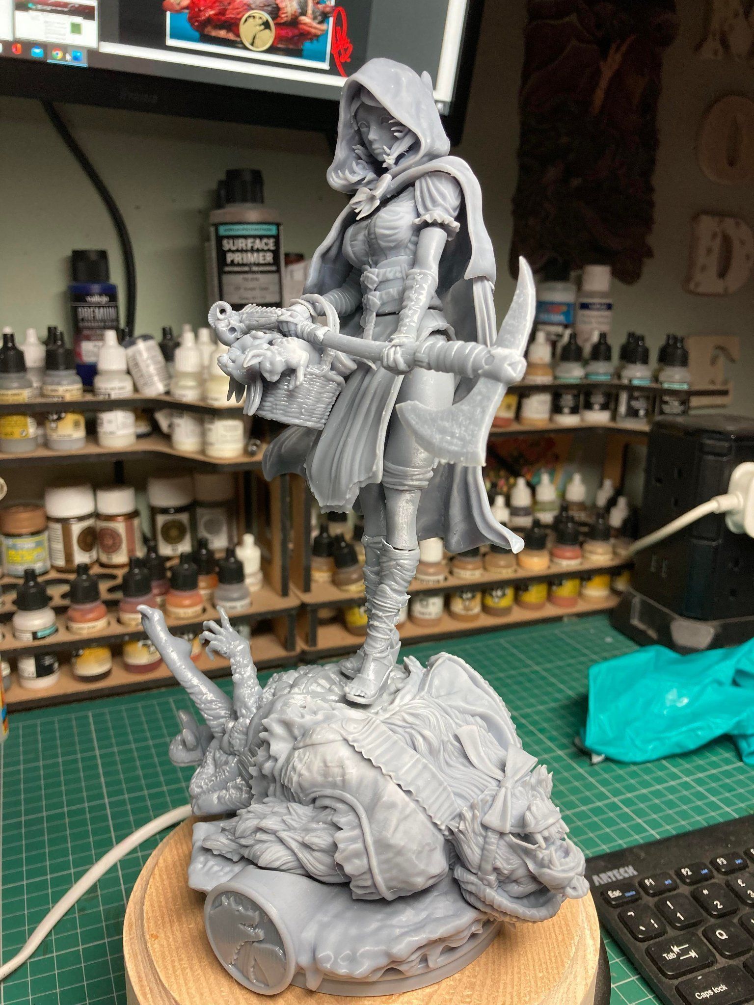 RED RIDING HOOD BY CREATIVE GEEK MB 3D model 3D printable | CGTrader