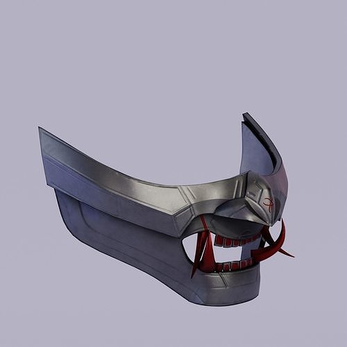 3D model Futuristic Oni Mask VR / AR / low-poly | CGTrader