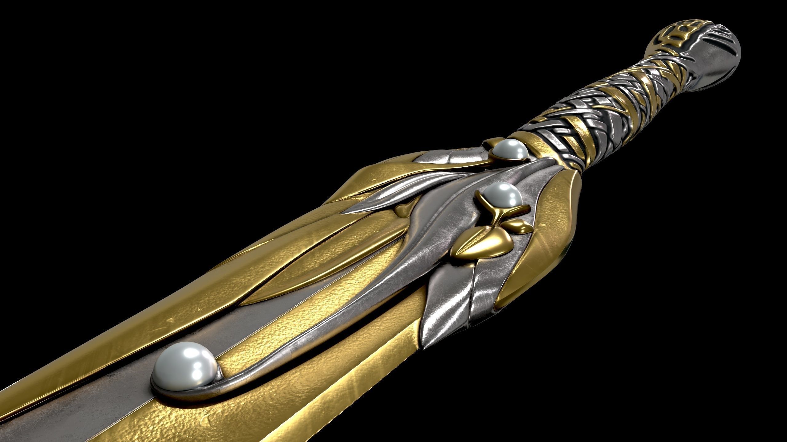 Galadriel Dagger - Rings of Power 3D model | CGTrader