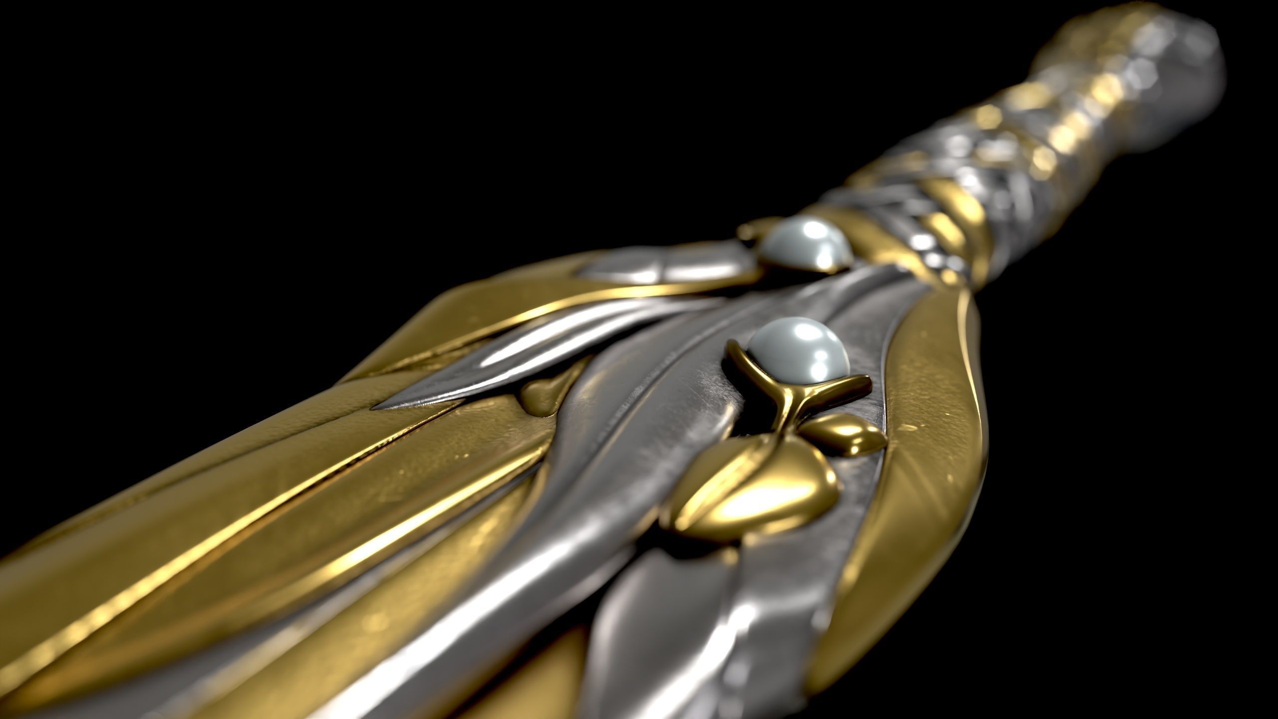 Galadriel Dagger - Rings of Power 3D model | CGTrader