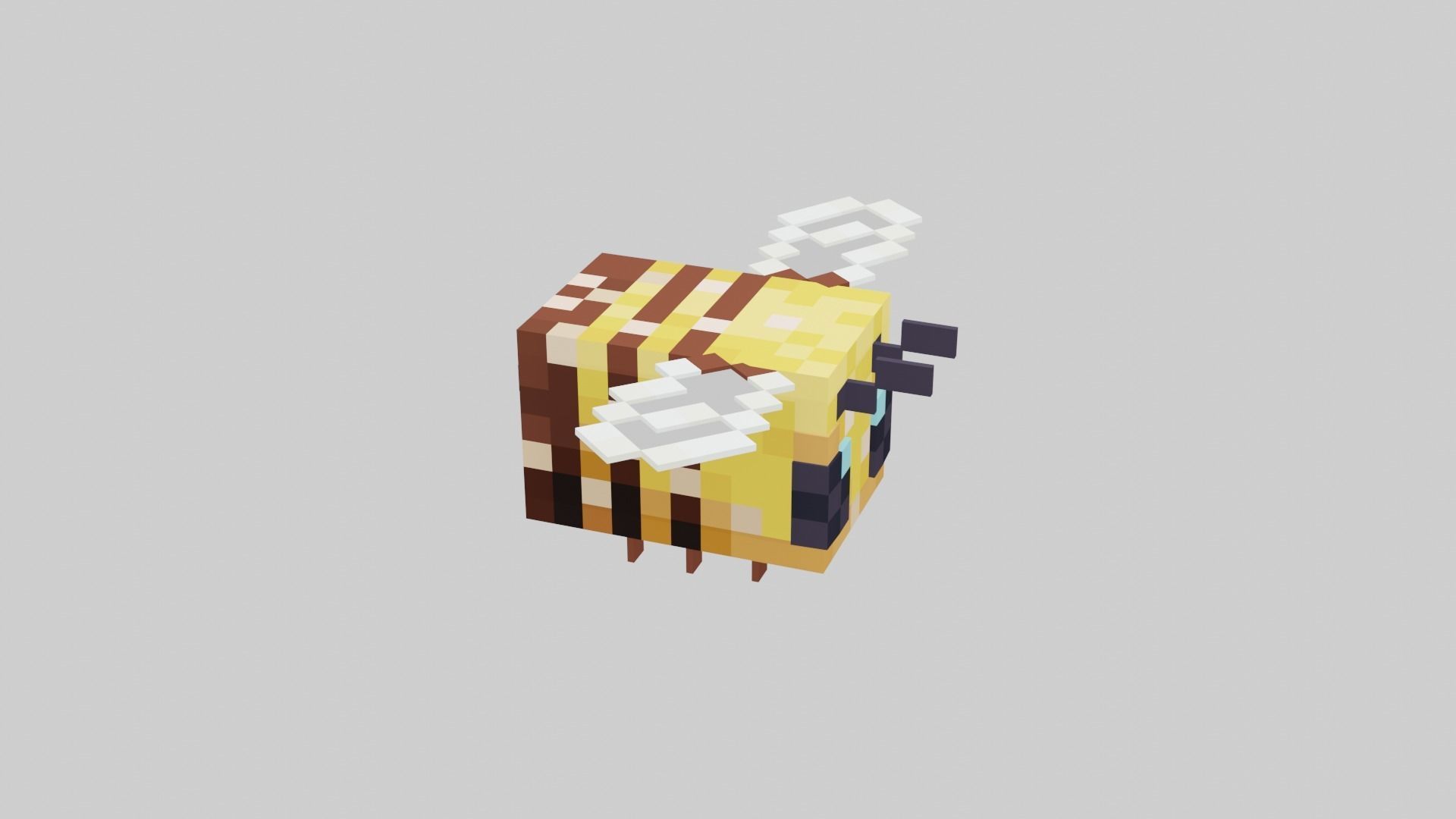 3D model Minecraft Bee Rigged VR / AR / low-poly | CGTrader