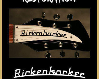 Rickenbacker Logo for Replacement Guitar Replacement 3D model 3D ...