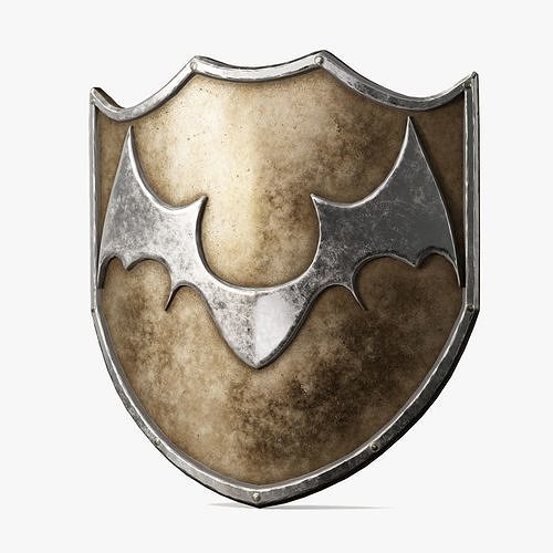 3D model Bat Shield VR / AR / low-poly | CGTrader