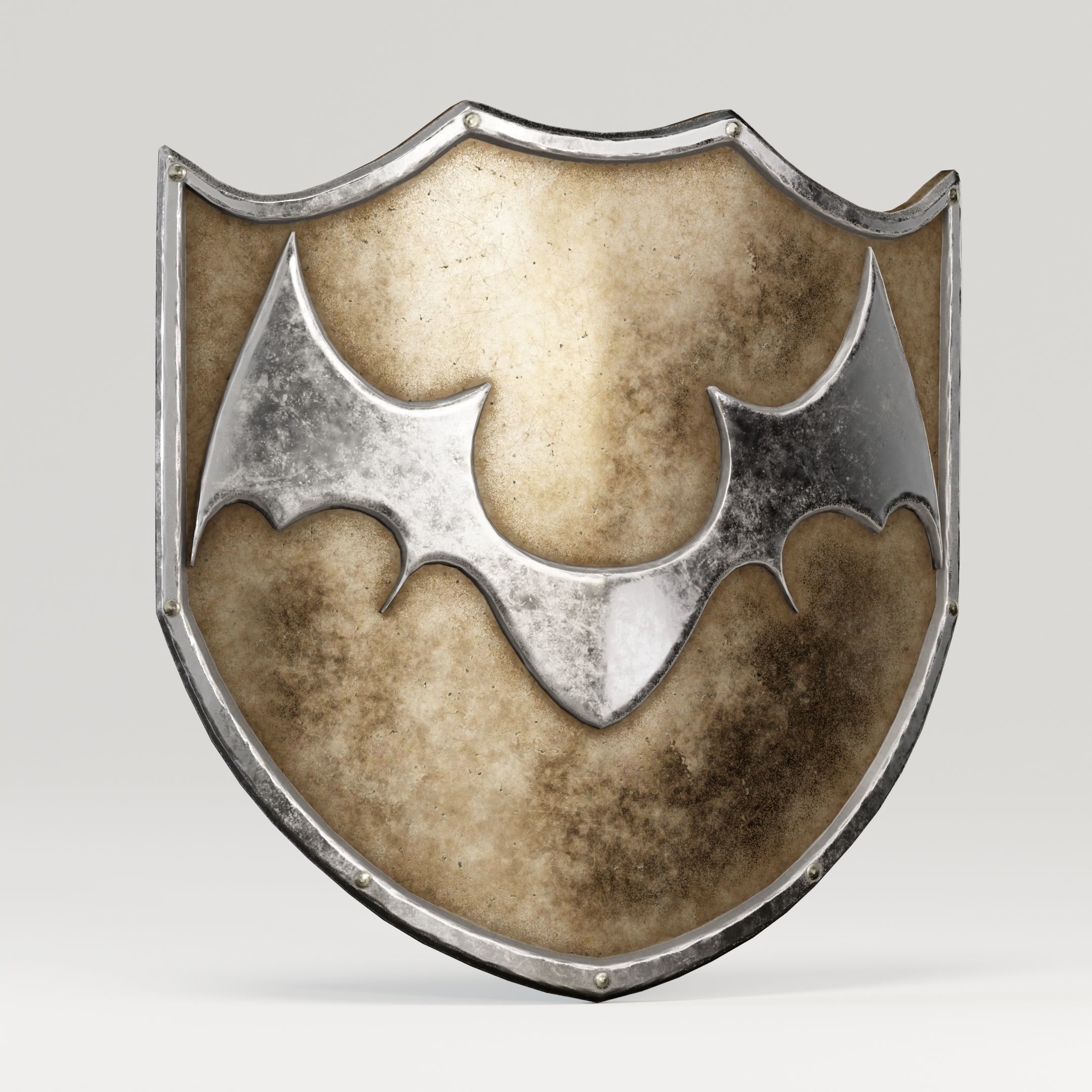 3D model Bat Shield VR / AR / low-poly | CGTrader