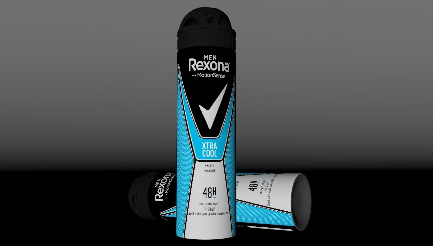 3D model Rexona Extra Cool Dry Spray 3D Model VR / AR / low-poly | CGTrader