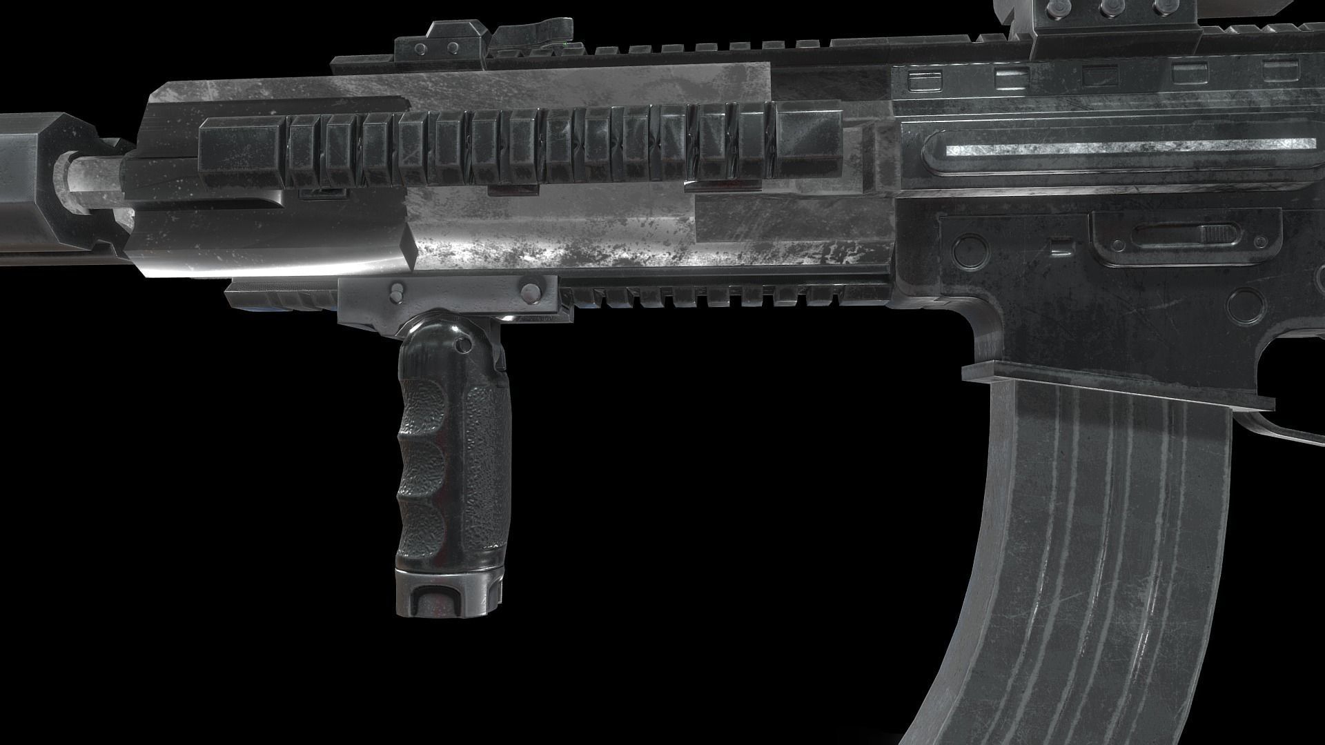 3D model SS2 RZ1 - Assault Rifle VR / AR / low-poly | CGTrader