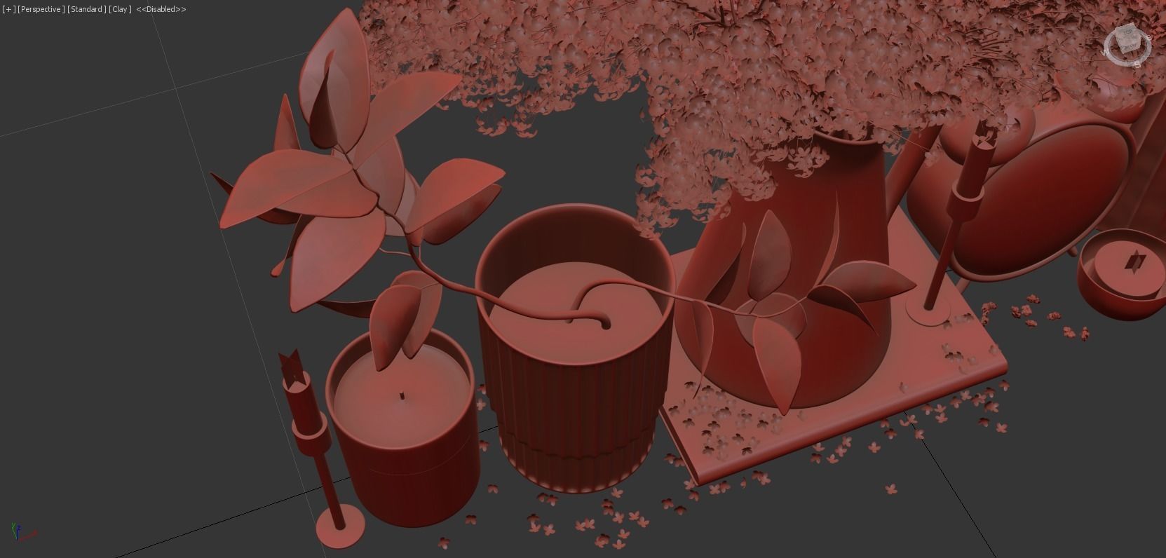 Decorative Set 116 3D model | CGTrader