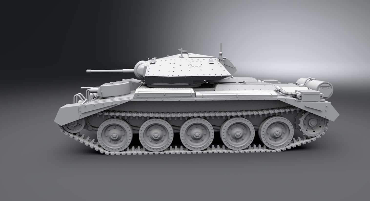 Crusader Mk2 Scale model 3D model 3D printable | CGTrader