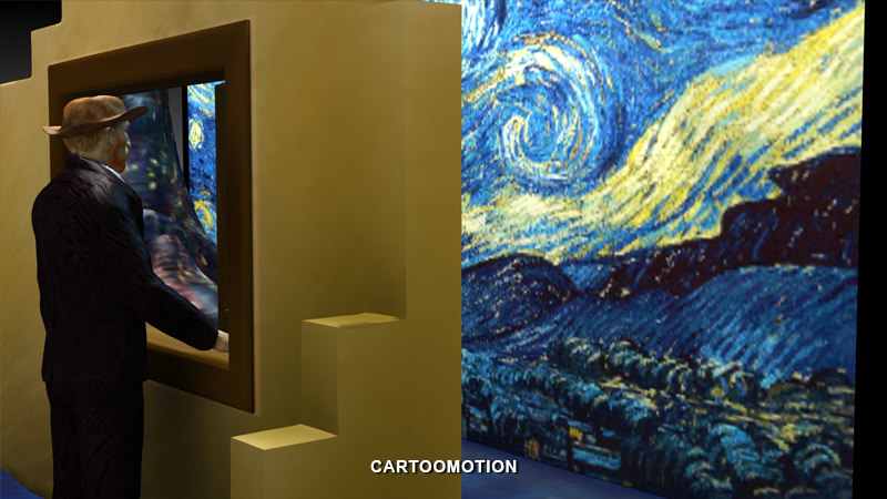The Starry Night By Vincent Van Gogh 1889 3D Model 3D printable MAX OBJ ...