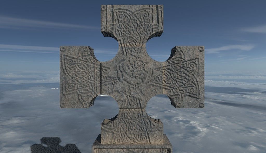 3D model Viking Cross VR / AR / low-poly | CGTrader