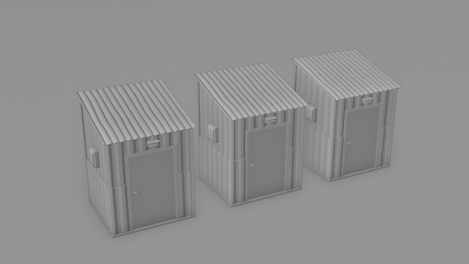 3D model Utility Shed with 4K and 2K Textures VR / AR / low-poly | CGTrader