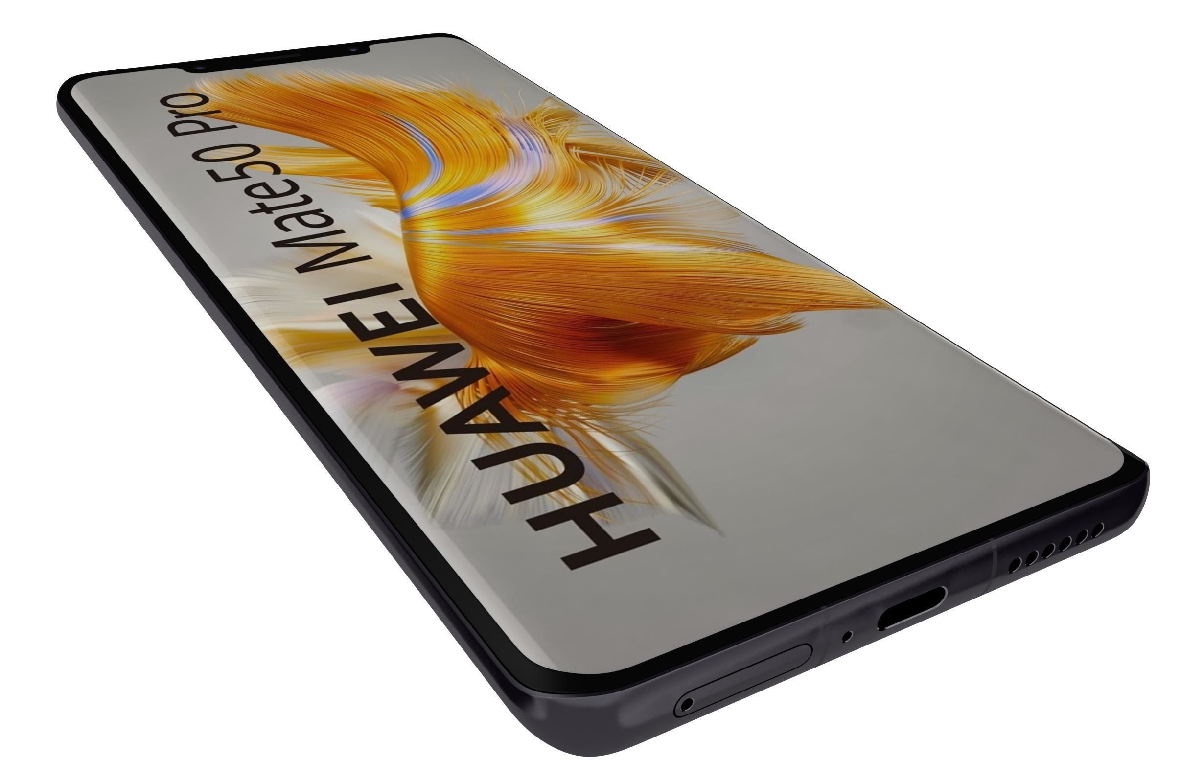 3D model Huawei Mate 50 Pro Black VR / AR / low-poly | CGTrader