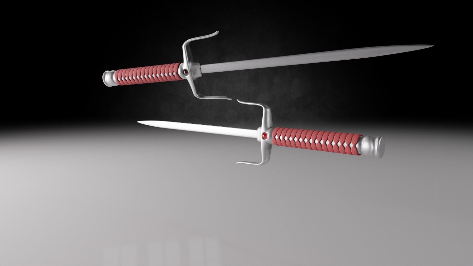 sai weapom 3D model | CGTrader