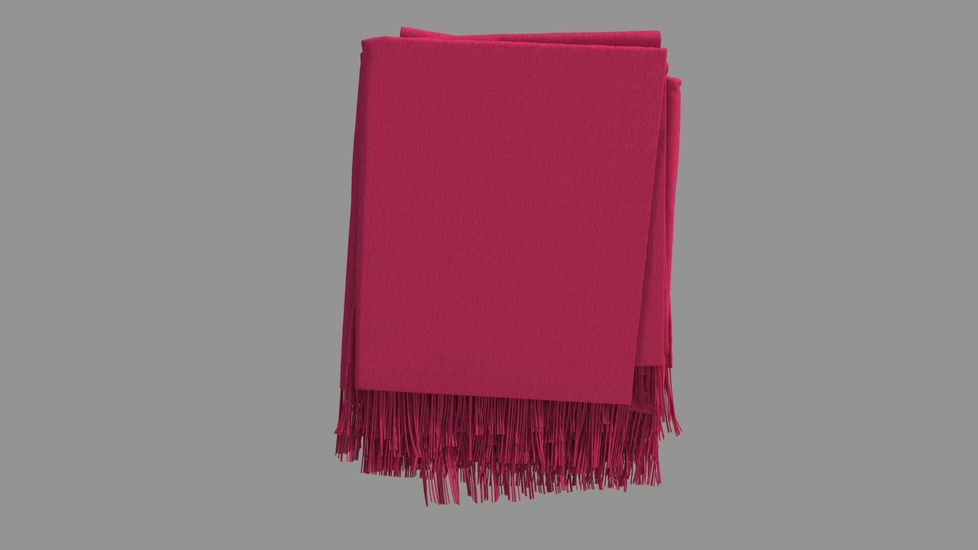 3D model Scarf with fringes VR / AR / low-poly | CGTrader
