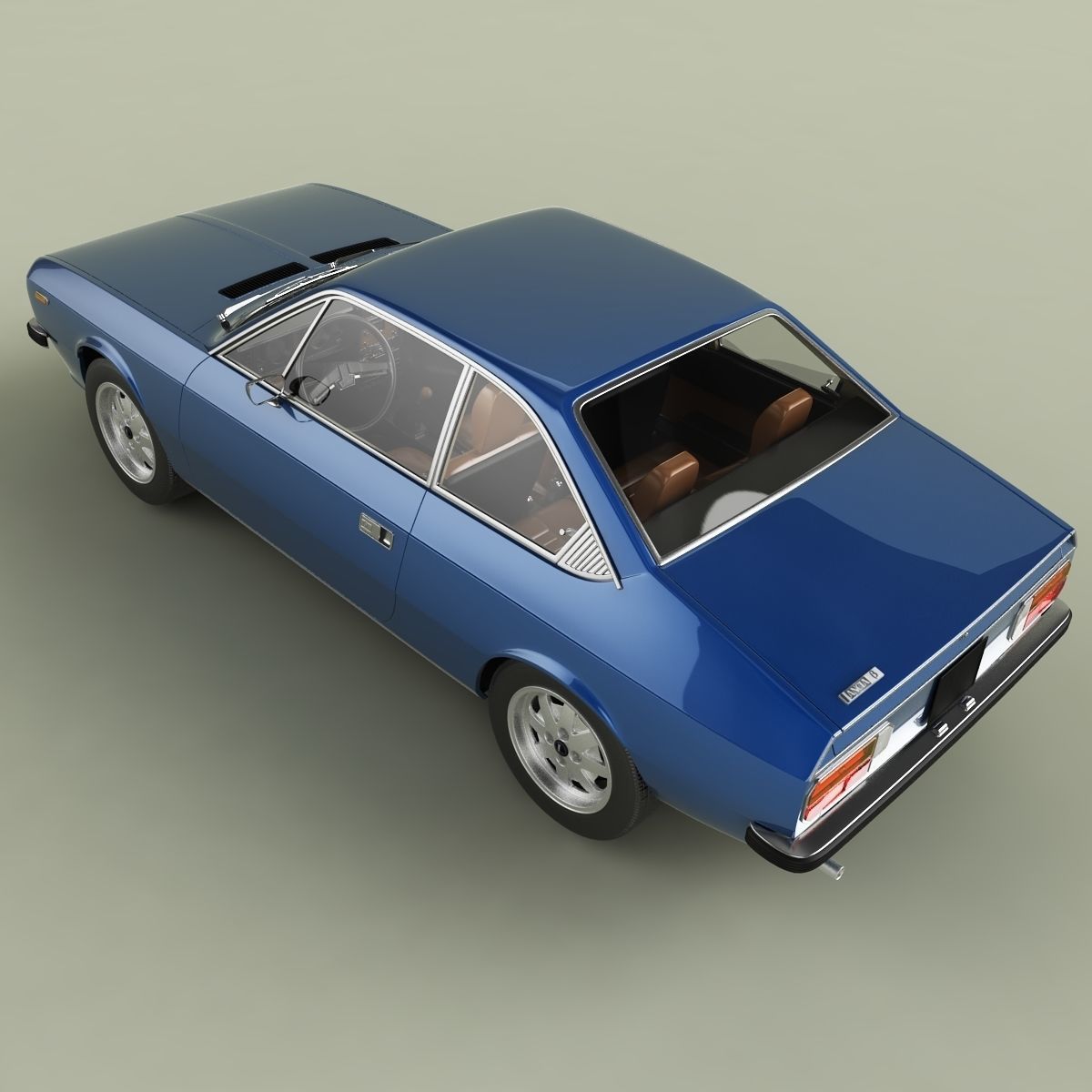 Lancia Beta Coupe 3D model | CGTrader
